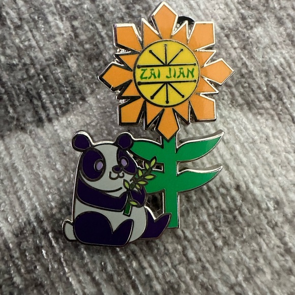 Disney | Other | Disney Panda Small World Goodbye Mystery Series Pin ...